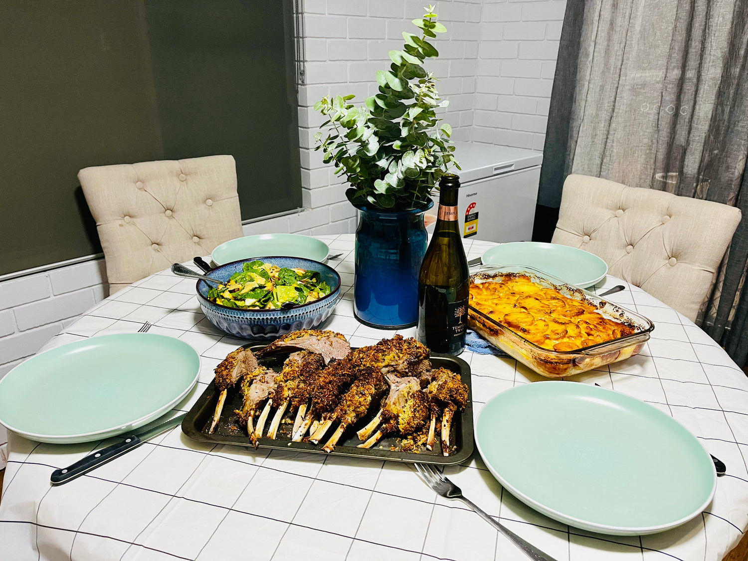 Parmesan-Crusted Lamb Racks – Nandewar Lamb